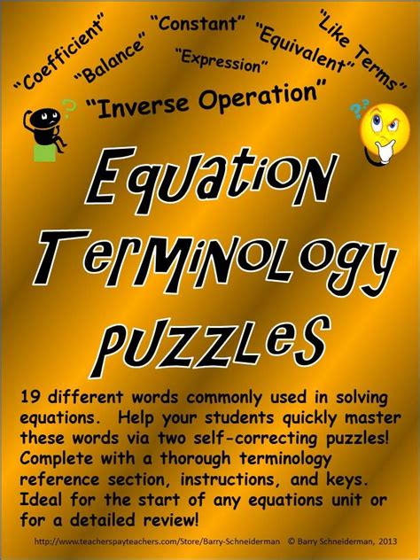 Image result for Math Equation Names