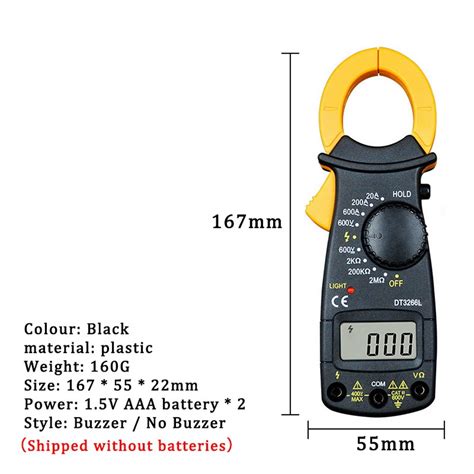 Image result for Digital Clamp Meter Multimeter