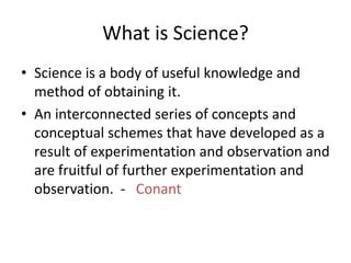 Image result for Science Definition