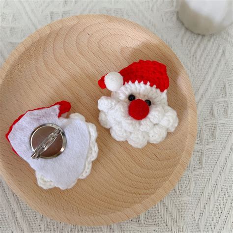 Image result for Crochet Santa Pin Pattern-Free