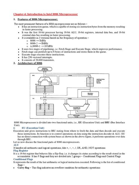 Image result for 8086 Microprocessor Complete Notes PDF