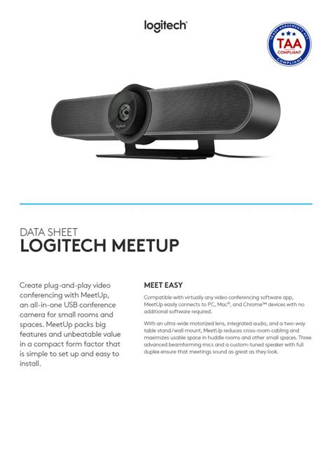 Image result for Logitech Meetup Conference Camera