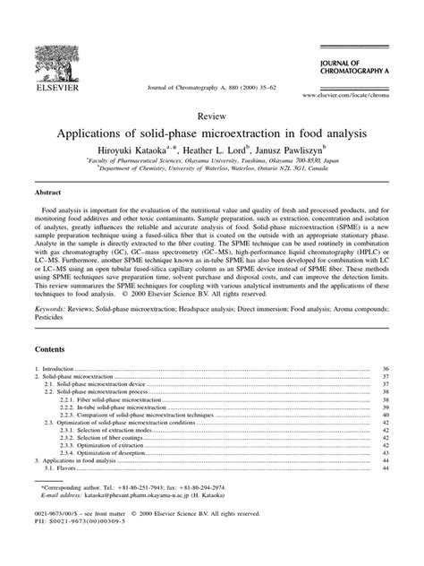 Image result for Solid-phase Microextraction Applications