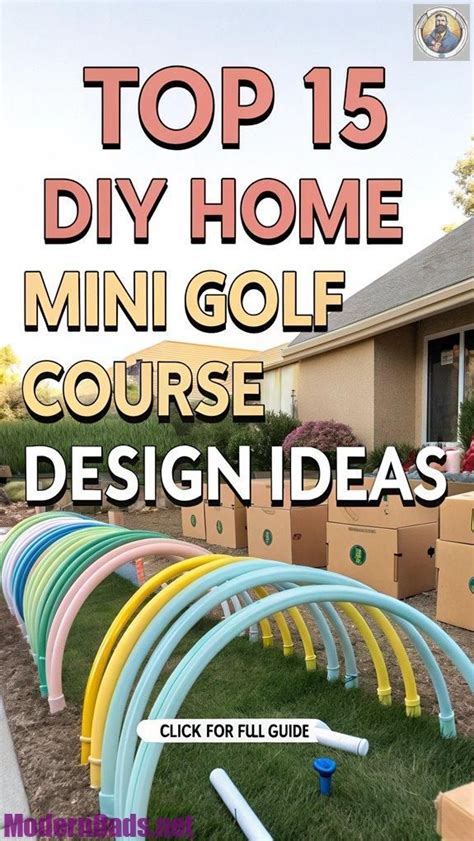 Image result for DIY Mini Golf Course