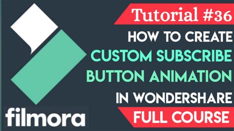 Image result for How to Add Subscribe Button in Filmora 9