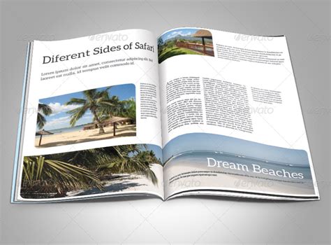 Image result for E-Magazine Vacation Example InDesign