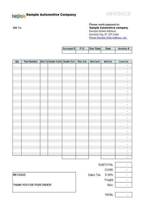 Image result for QuickBooks Create Invoice Template
