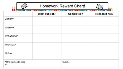Image result for Homework Reward System