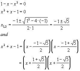 Image result for Fibonacci Closed Formula