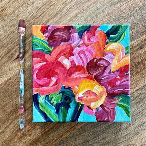 Image result for Abstract Flower Painting Tutorial