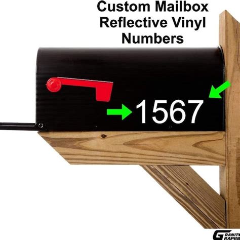 Image result for Reflective Mailbox Numbers