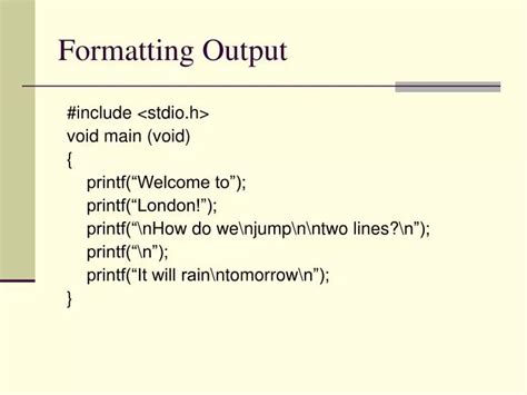 Image result for Formatting a String Output
