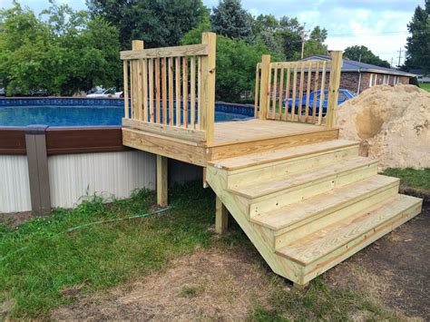 Image result for Above Ground Pool Steps