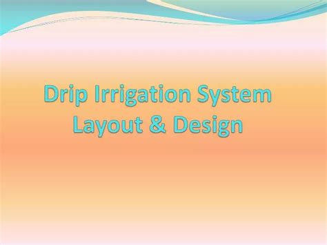 Image result for Drip Irrigation System Design Layout