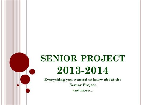 Image result for Senior Project Presentation