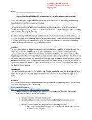 Image result for Exercise 1 Enzyme Specificity