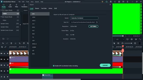 Image result for How to Add Subscribe Button in Filmora 9