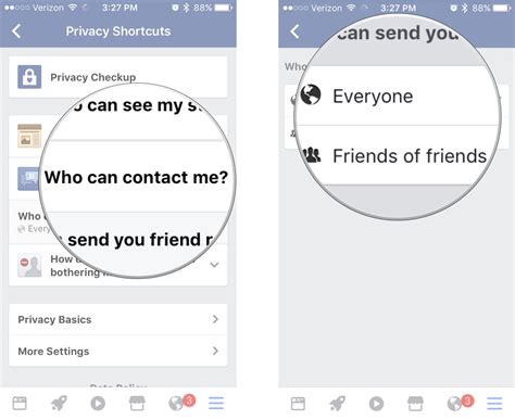 Image result for Facebook iOS App Settings