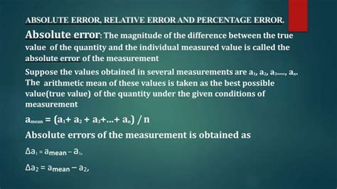 Image result for Absolute Errors Physics