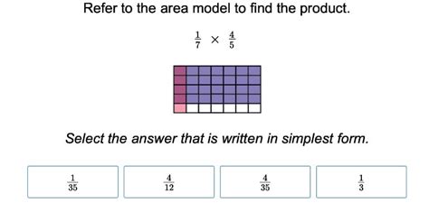 Image result for Area Model Fractions Examples