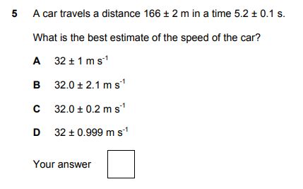 Image result for Physics Uncertainty Questions