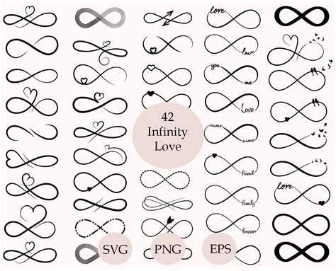 Infinity symbol svg infinity svg bundle infinity silhouette svg ...