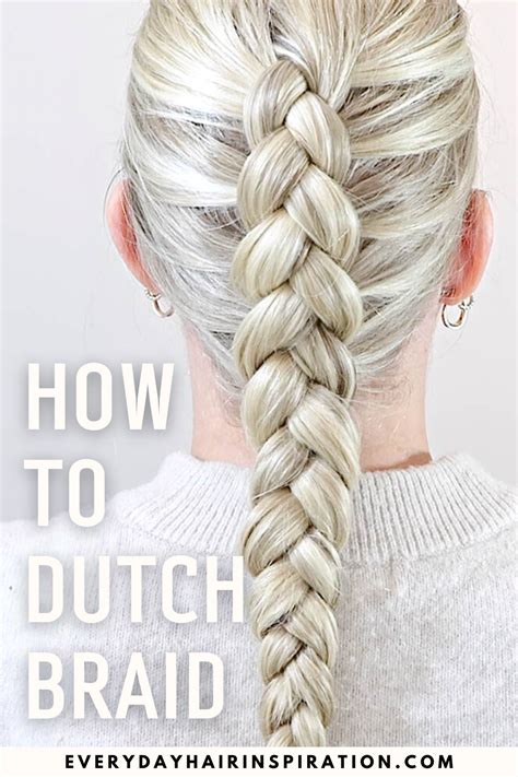 Image result for Easy Single Dutch Braid Tutorial