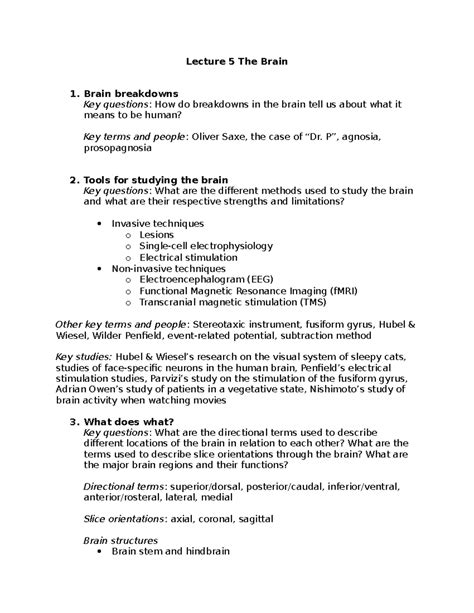 Image result for Brain Lecture