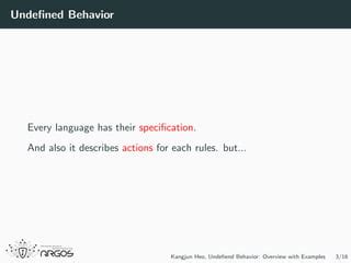 Image result for Undefined Behavior Computer