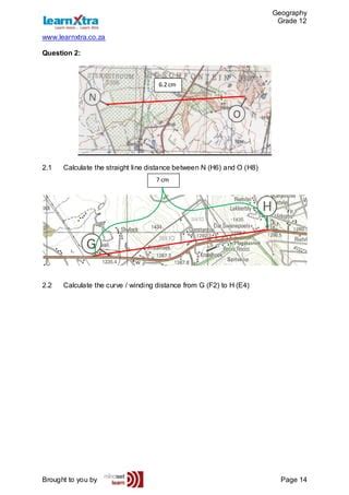 Image result for Calculation of Gradient Geography Grade 12