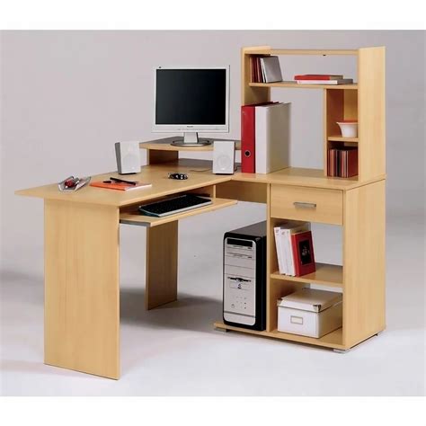 Image result for Computer L-Shape Table Simple