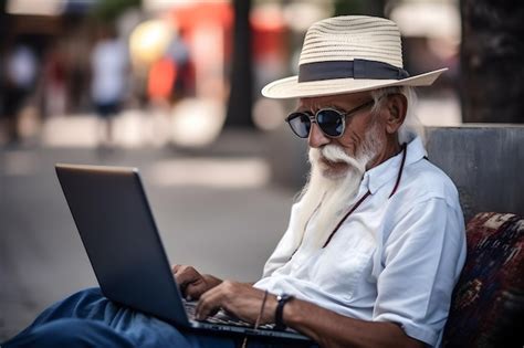Image result for Old Man Using Computer