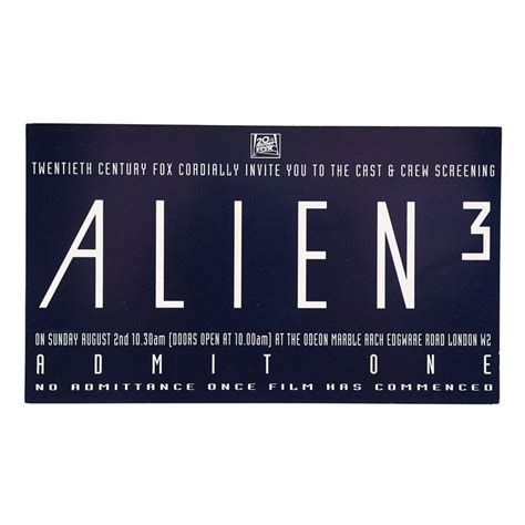 Image result for Alien 3 Credit