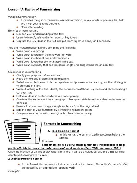 Image result for Summarizing Process