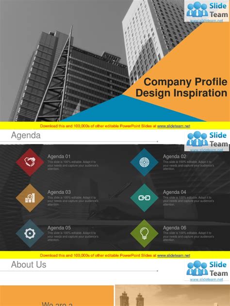 Company Profile Design Inspiration | PDF | Mass Media | Business Process
