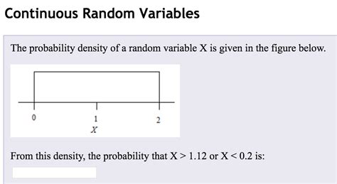 Image result for Continuous Random Variable Probability