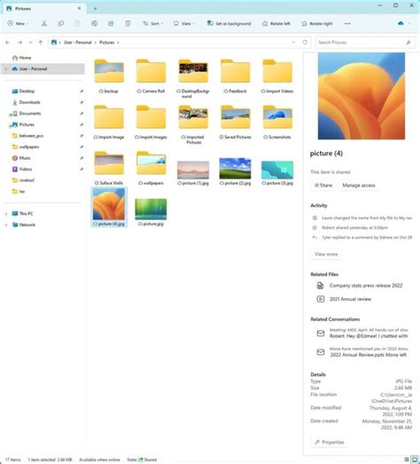 Image result for Windows 11 File Explorer Status Column