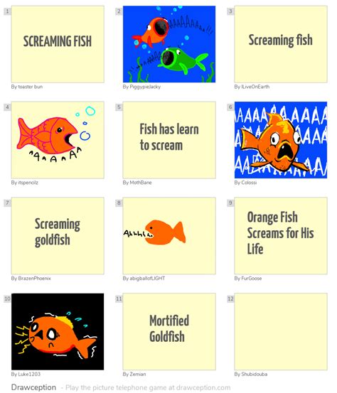 Image result for Screaming Fish Origin