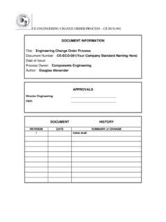 Image result for Engineering Change Order Process Map