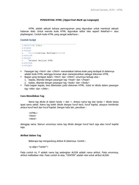 Image result for Modul HTML PDF