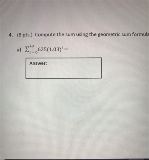 Image result for Geometric Sum Formula Card