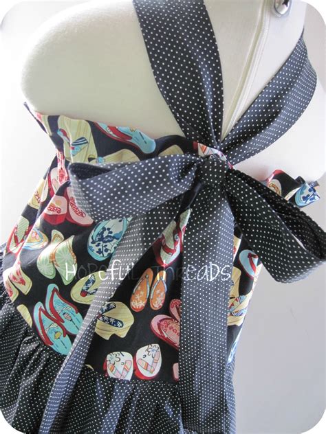 Image result for Ruffle Halter Dress Pattern