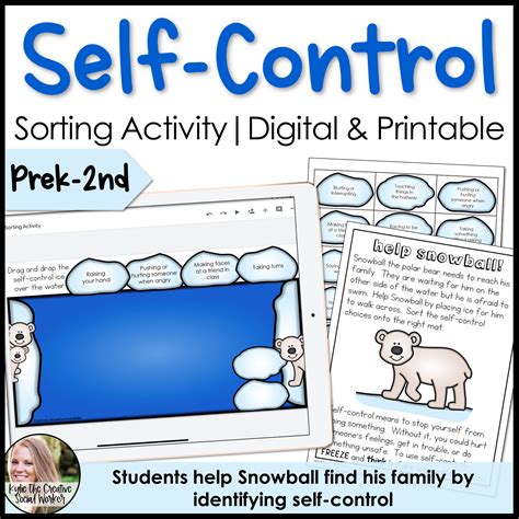 Image result for Self-Control Activity
