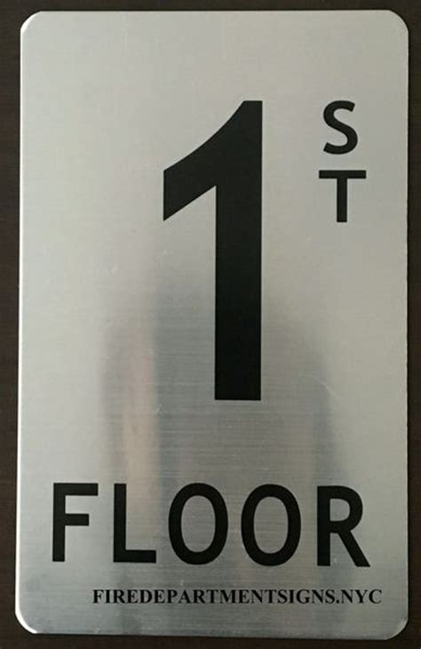 Image result for First Floor Sign