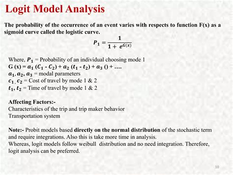 Image result for Modal Split Logit Model