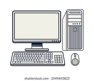Image result for Computer Set Up Recommended Illustration