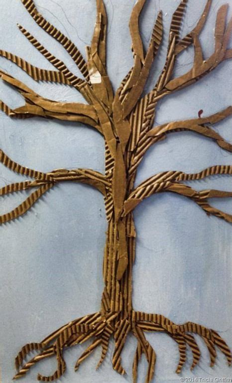 Image result for Cardboard Tree Drawing