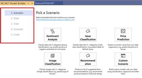 Image result for Sample Ml .Net in Web ASP.NET Core
