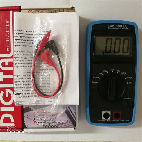 Image result for Multimeter Capacitance Setting