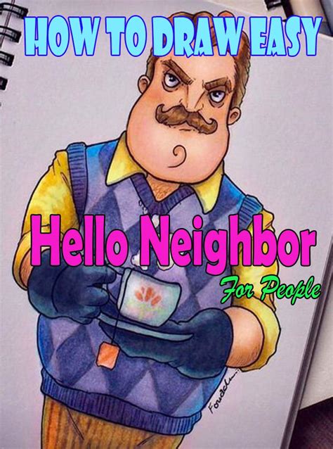 Image result for Hello Neighbor Face Drawing